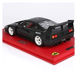 HINDKA Scale Models for Ferrari Ferrari F40 Competizione 1989 Black Resin Model Collection 1 18 Mini Vehicles