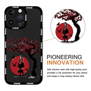 2 × Japanese Anime Phone Case for iPhone 14 Pro Max Case 6.7", Cool Manga Character Design, Comics Cartoon Silicone Cases for Men Boys Women, Camera Protection Funda for iPhone14 Pro Max, Pattern 1