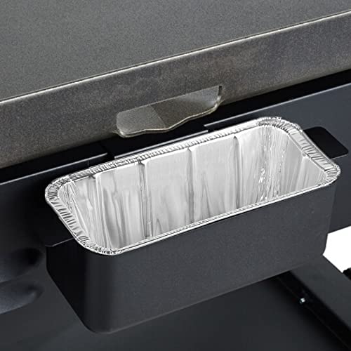 ZWYSLFCY 50-Pack Blackstone Grease Cup Liners, Aluminum Foil Drip Pan Liners Disposable for 17" 22" 28" 36" Blackstone Griddle Accessories Drip Tray Holder Grill Rear Grease Catcher Cup Liners