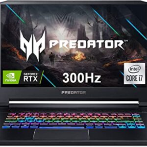 Acer Predator Triton 500 Gaming Laptop, 15.6" FHD NVIDIA G-SYNC Display 300Hz, Intel Core i7-10750H, NVIDIA GeForce RTX 2070 Super, 32GB DDR4 RAM, 1TB NVMe SSD, Wi-Fi 6, RGB Backlit KB