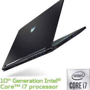 Acer Predator Triton 500 Gaming Laptop, 15.6" FHD NVIDIA G-SYNC Display 300Hz, Intel Core i7-10750H, NVIDIA GeForce RTX 2070 Super, 32GB DDR4 RAM, 1TB NVMe SSD, Wi-Fi 6, RGB Backlit KB