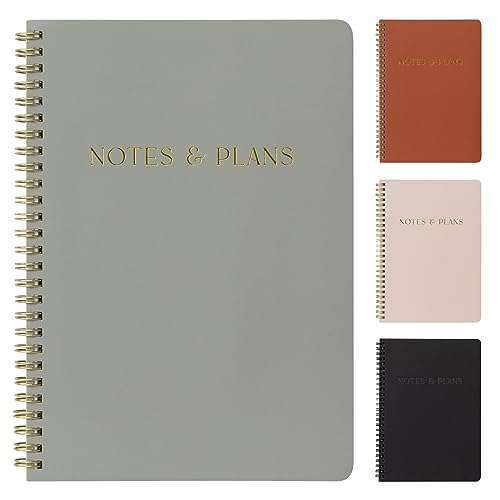 Simplified Daily Planner And Notebook With Hourly Schedule - Aesthetic Spiral To do List Notepad to Easily Organize Your Tasks And Appointments - Stylish Book And School Or Office Supplies For Women