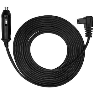 13.12 ft dc power cord cable 12v/24v for car refrigerator car fridge freezer compatible with alpicool, bodega, euhomy, bougerv, dometic, iceco, setpower, joytutus, arb etc most brands (13.12ft black)