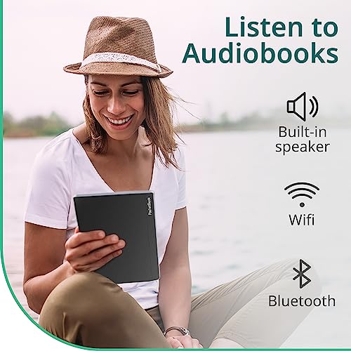 PocketBook InkPad 4 | Eye-Friendly Audio & E-Book Reader | Large 7.8ʺ E-Ink Display | Anti-Scratch Protection | Text-to-Speech Function | Bluetooth® | Built-in Speaker | SMARTlight | IPX8 Waterproof