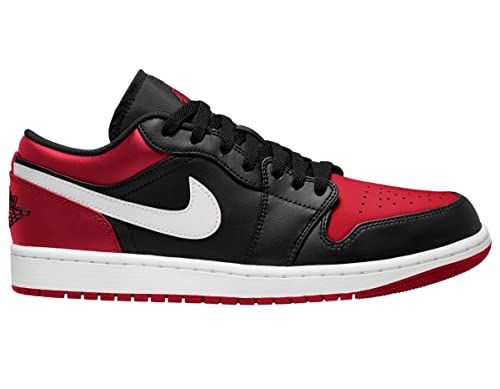 nike Air Jordan 1 Low Men's Shoes Alternate Bred Toe 553558 066 - Size 9.5 White/Black