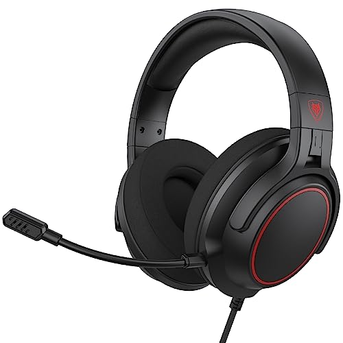 NUBWO N20 Gaming Headset with Mic - Compatible with PS5, Xbox One, Nintendo Switch Lite, PC, Laptop, and Mac, Over Ear Headphones with Noise Cancelling Microphone