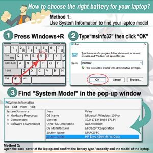 BOWEIRUI PB50BAT-6 Laptop Battery for Clevo PB51RF-G PB70EF-G PB71EF-G for PowerSpec 1720 1520 for Sager NP8371 Notebook 3INR19/66-2 11.1V 62Wh