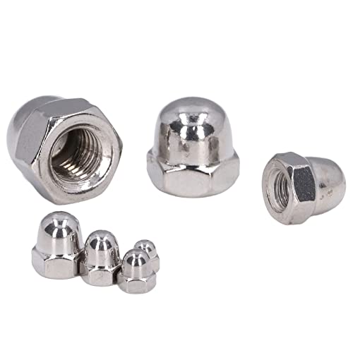 Acorn Hex Cap Nuts, Acorn Cap Nuts, 249Pcs Hex Acorn Cap Nut Assortment Kit M3 M4 M5 M6 M8 M10 DIN1587 304 Stainless