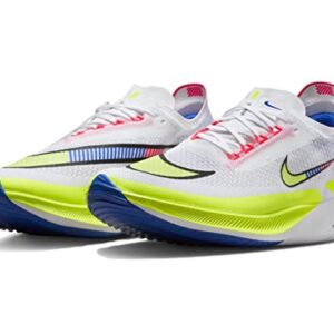 Nike Men's ZoomX Streakfly Racing Shoes (White/Black-Volt-Racer Blue, us_Footwear_Size_System, Adult, Men, Numeric, Medium, Numeric_8_Point_5) 8.5