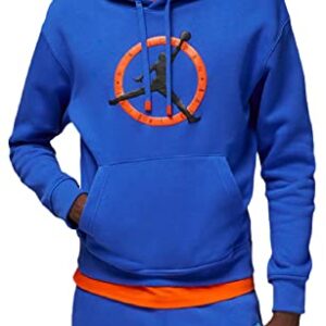 Nike Jordan Flight Men's Graphic Fleece Pullover Hoodie (as1, alpha, l, regular, regular, Standard, Game Royal)