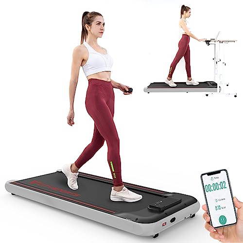 CITYSPORTS Under Desk Treadmill, Treadmill Walking Pad, Portable for Desk Treadmill Space Saving, LCD Display