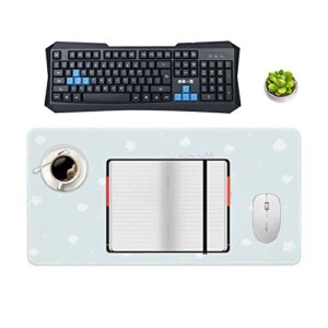 Extended Gaming Mouse pad, Large Gaming Mousepad, Cute Cartoon Desk Mat, Waterproof Anti-Dirty Skid Proof Lockrand Keyboard Mat, Computer Keyboard and Mice Combo Pads Mouse Mat, 60x30cm, 24x12 inch