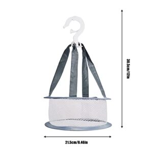 Mini Mesh Shower Dry Basket, Hanging Drying Net, Bath Dryer Hanging Mesh For Makeup Brush, Beauty Sponge Egg Blender, Windproof Airing Drip Dryer Rack For Bathroom, Bathroom Airing Net Basket