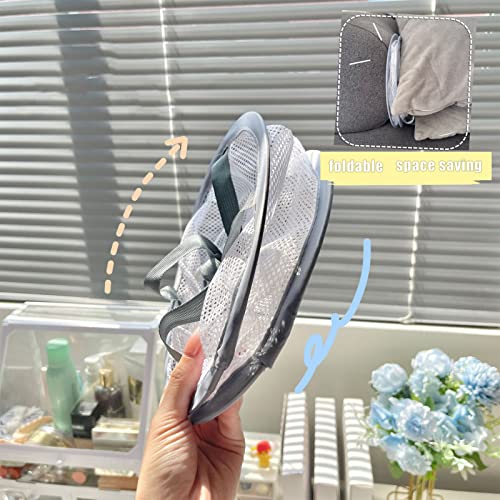 Mini Mesh Shower Dry Basket, Hanging Drying Net, Bath Dryer Hanging Mesh For Makeup Brush, Beauty Sponge Egg Blender, Windproof Airing Drip Dryer Rack For Bathroom, Bathroom Airing Net Basket