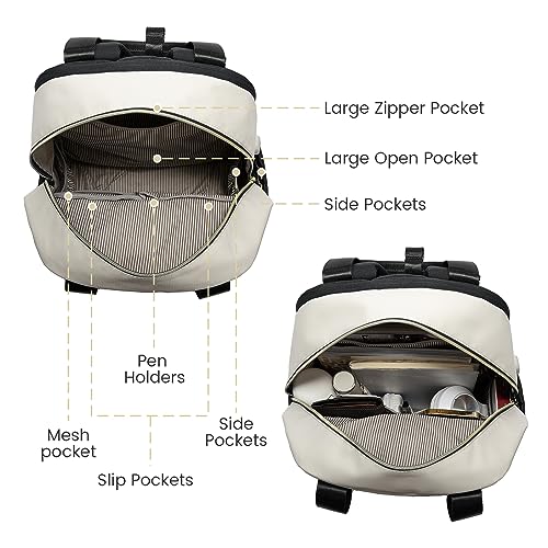 LOVEVOOK Laptop Backpack for Women, Cute Laptop Bag with USB Port, Waterproof Travel Work Backpack Purse, Anti-Theft Backpacks Casual Computer Daypack Nurse Teacher Bag