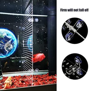 Fish Tank Divider 55 Gallon Clear, Aquarium Divider, Isolation Board with Suction Cups