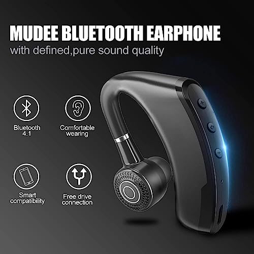 Wireless Earbuds,25 Hours Talktime Wireless Mono Bluetooth Headset with HD Microphone CVC8.0 Bluetooth Headphone Noise Reduction 270 ° Rotatable for Working/Driving