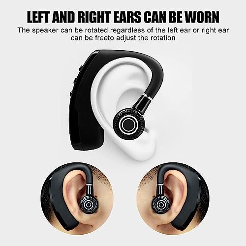 Wireless Earbuds,25 Hours Talktime Wireless Mono Bluetooth Headset with HD Microphone CVC8.0 Bluetooth Headphone Noise Reduction 270 ° Rotatable for Working/Driving