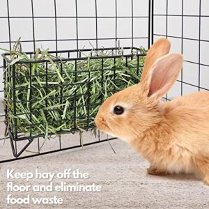 TiereCare Hay Feeder - Heavy Duty for Rabbit Guinea Pig Chinchilla Hay Holder Hay Rack Reduces Mess and Waste Bunny Accessories Two Ways to Use