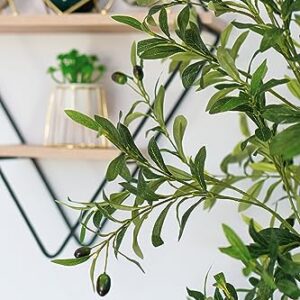 Artificial Olive Tree 6FT for Home Decor Indoor Bonus 20 ft String Light .Olive Trees Artificial Indoor Tree-Faux Olive Tree 6FT,Fake Olive Tree Faux Trees Indoor Tree,Faux Tree,Olive Tree Artificial.