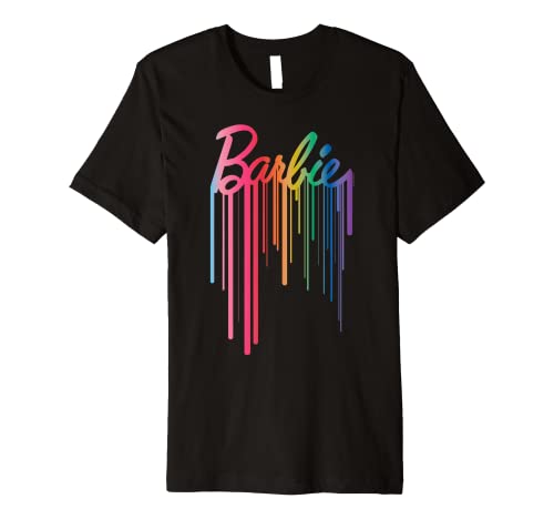 Barbie - Logo Rainbow Drip Premium T-Shirt