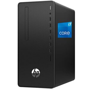 hp 290 g4 microtower desktop computer, intel i7-10700 upto 4.8 ghz, 64gb ram, 2tb nvme ssd, dvd-rw, hdmi, vga, ac wi-fi, bluetooth – windows 11 pro, black