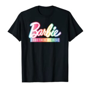 Barbie - Together We Rise Rainbow T-Shirt