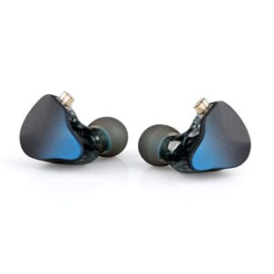 Linsoul Kiwi Ears Dolce 10mm LDP Dynamic Driver in-Ear Monitor, HiFi IEM with 3D Printed Resin Shell, Detachable 2 Pin OCC Cable for Audiophile Musician DJ