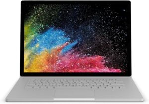 microsoft surface book touchscreen laptop, intel core i5-6300u, 8gb ram, 512gb ssd, backlit keyboard, cam, display 3000x2000 resolution, windows 10 pro(renewed)