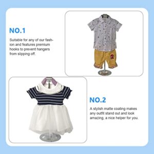 VOSAREA Kids Clothes Stand Girl Dress Form Cloth Display Stand Clothes Showing Stand Clothes Display Rack (Random Color)