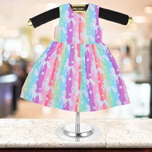 VOSAREA Kids Clothes Stand Girl Dress Form Cloth Display Stand Clothes Showing Stand Clothes Display Rack (Random Color)