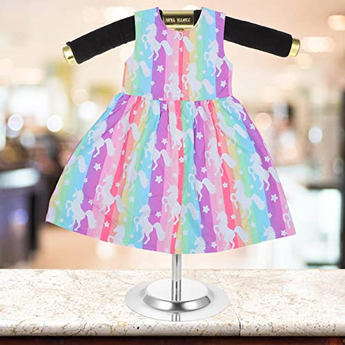 VOSAREA Kids Clothes Stand Girl Dress Form Cloth Display Stand Clothes Showing Stand Clothes Display Rack (Random Color)