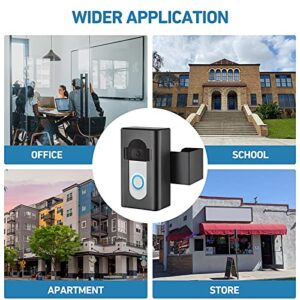 Anti-Theft Video Doorbell Mount, No-Drill Ring Video Doorbells Holder, Camera Doorbell Mount Not Block Sensor, Adjustable Blink Doorbell Bracket for Home/Apartment/Office Room