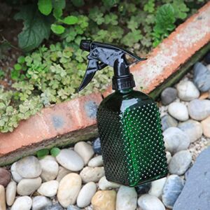 OFFIDIX Fine Mist Plant Mister,Handheld Pressure Glass Spray Bottles,Watering Can with Adjustable Nozzle for Outdoor Indoor Gardening and Cleaning Work (Green)