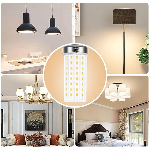 Intpro LED Corn Light Bulb LED Bulb 150W Equivalent 1500 Lumen 3000K Warm Light 12W E26/E27 Base Non-dimmable Ceiling Fan Corn Lighting for Home Garage Warehouse Indoor LED Corn Bulbs