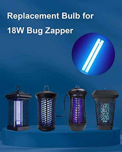 Shootingstar 2G11 18W Bug Zapper Replacement Bulb for Insect Attracting Lamp, PL 18W BL UV Light Bulb Compatible with Indoor Outdoor Mosquito Zapper