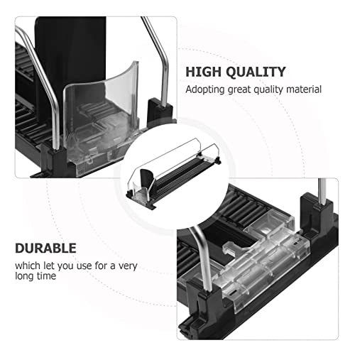 DOITOOL Mini Fridge Drink Organizer for Fridge Pusher Glide - Self-Pushing - 12inch Automatic Soda Can Organizer for Pantry/Vending Machine