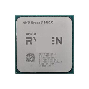 computer components amd ryzen 5 5600x r5 5600x 3.7 ghz six-core twelve-thread cpu processor 7nm 65w l3=32m 100-000000065 socket am4 mature technology