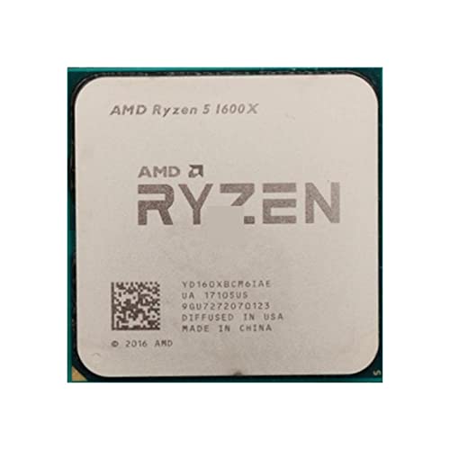 Computer Components AMD Ryzen 5 1600X R5 1600X 3.6 GHz Six-Core Twelve-Thread CPU Processor 95W L3=16M YD160XBCM6IAE Socket AM4 Mature Technology