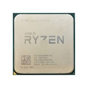 computer components amd ryzen 5 1600 r5 1600 3.2 ghz six-core twelve thread 65w cpu processor yd1600bbm6iae socket am4 mature technology