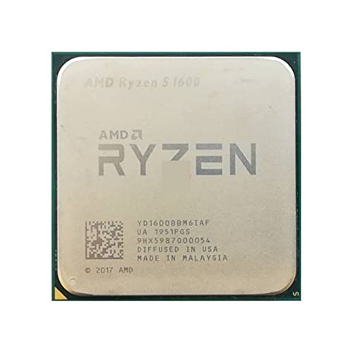 Computer Components AMD Ryzen 5 1600 R5 1600 3.2 GHz Six-Core Twelve Thread 65W CPU Processor YD1600BBM6IAE Socket AM4 Mature Technology