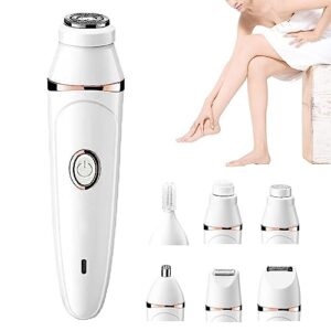 pluxy hair removal for face, face epilator for women facial hair, electric facial hair remover for women face, 7 in 1 face razor for women, instant & painless beauty tools kit for all skin types