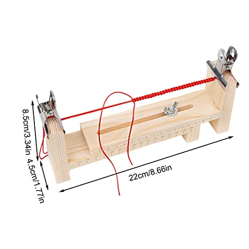 Shakven Paracord Jig Bracelet Maker | Wooden Jig Bracelet Maker with Bracelet Maker Knotters Tool Kit,Jig Bracelet Braiding Tool for DIY Craft Bracelets Weaving