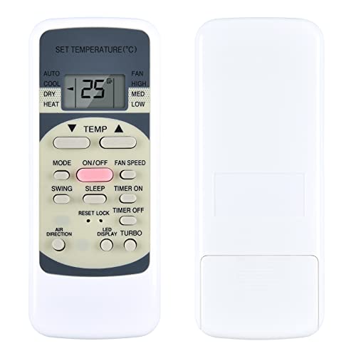 R51M/E Replacement AC Remote Control Compatible for Midea Air Conditioner, Universal Air Conditioner Compatible with Midea Air Conditioner Brand