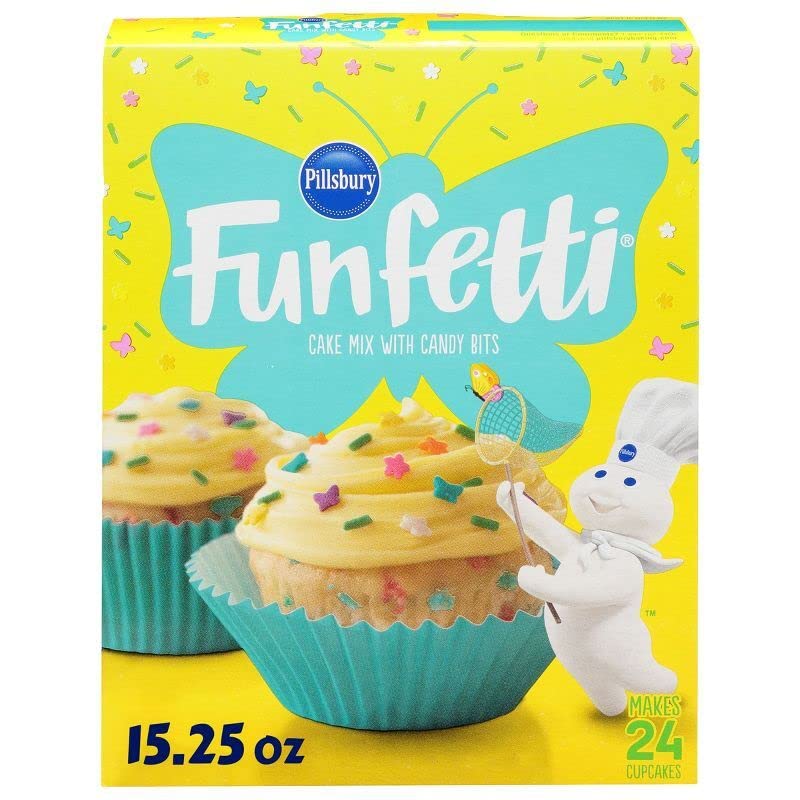 Pillsbury Funfetti Spring Cake Mix With Candy Bits - 15.25oz