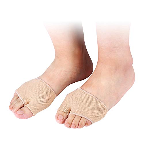 Toe Stretcher Bunion Guard for Men and Women Gel Toe Spacer, Toe Sleeve Separator, Hallux Corrector Brace Toe Bunion Pads (L)