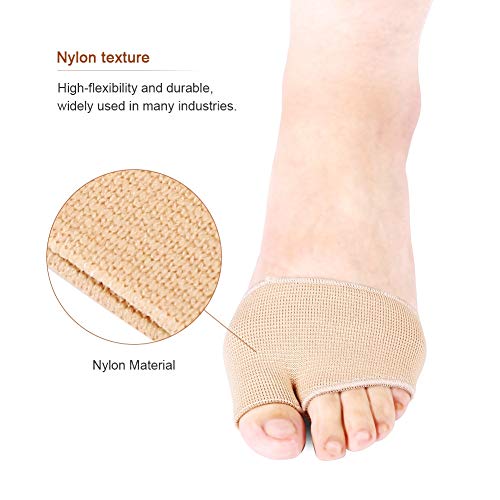 Toe Stretcher Bunion Guard for Men and Women Gel Toe Spacer, Toe Sleeve Separator, Hallux Corrector Brace Toe Bunion Pads (L)