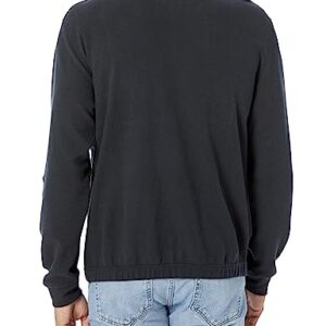 Theory Men's Allons Terry Quarter Zip, Basalt