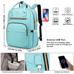 YAMTION Backpack for Women and Teen Girls,School Backpack TSA Laptop Bookbag with USB for College University Students Business Office Work Travel