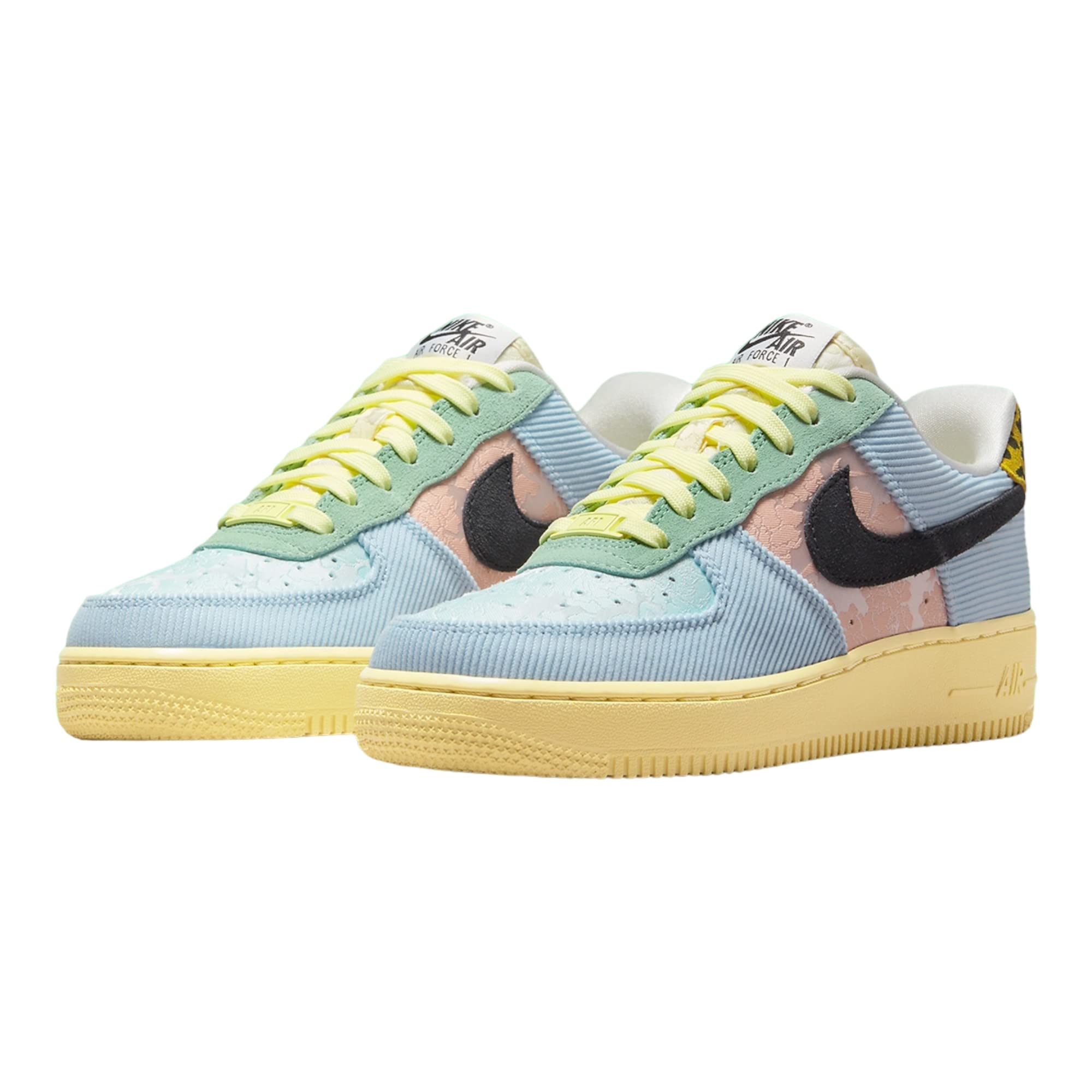 Nike Women's Air Force 1 '07 Shoes, Celestine Blue/Off Noir, 10